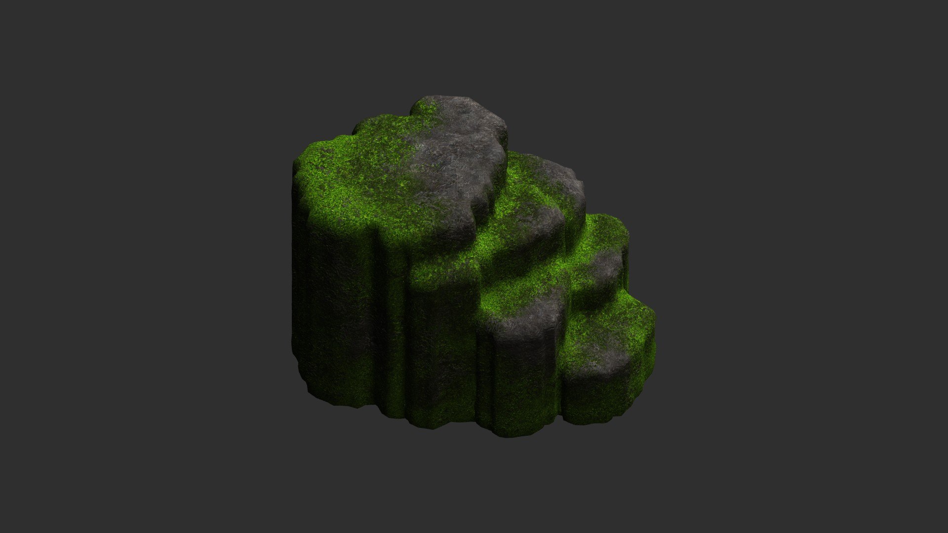 3D Cave Platform 1 - Moss 2 - TurboSquid 2066477