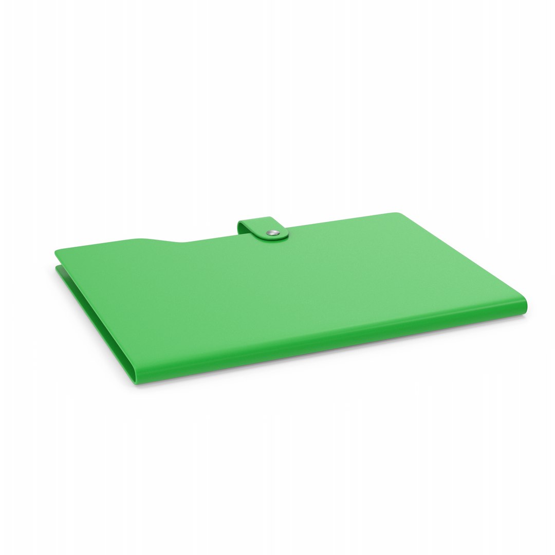 Green File Folder Model - TurboSquid 1996622