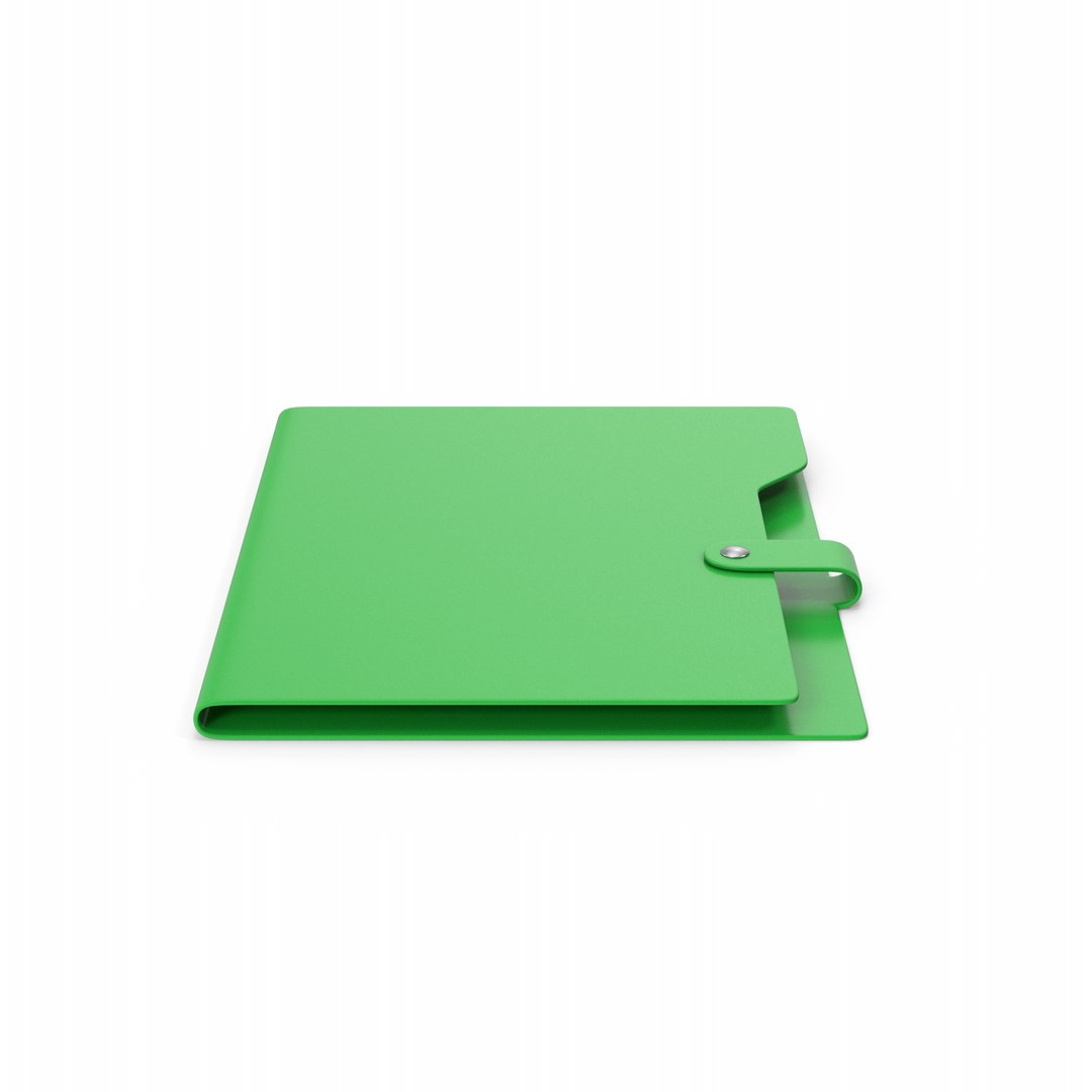 Green File Folder Model - TurboSquid 1996622
