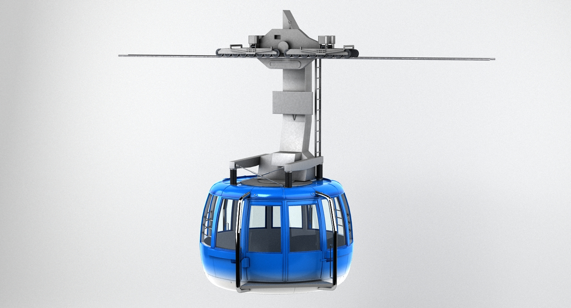 Cableway Cable Way 3D Model - TurboSquid 1266490