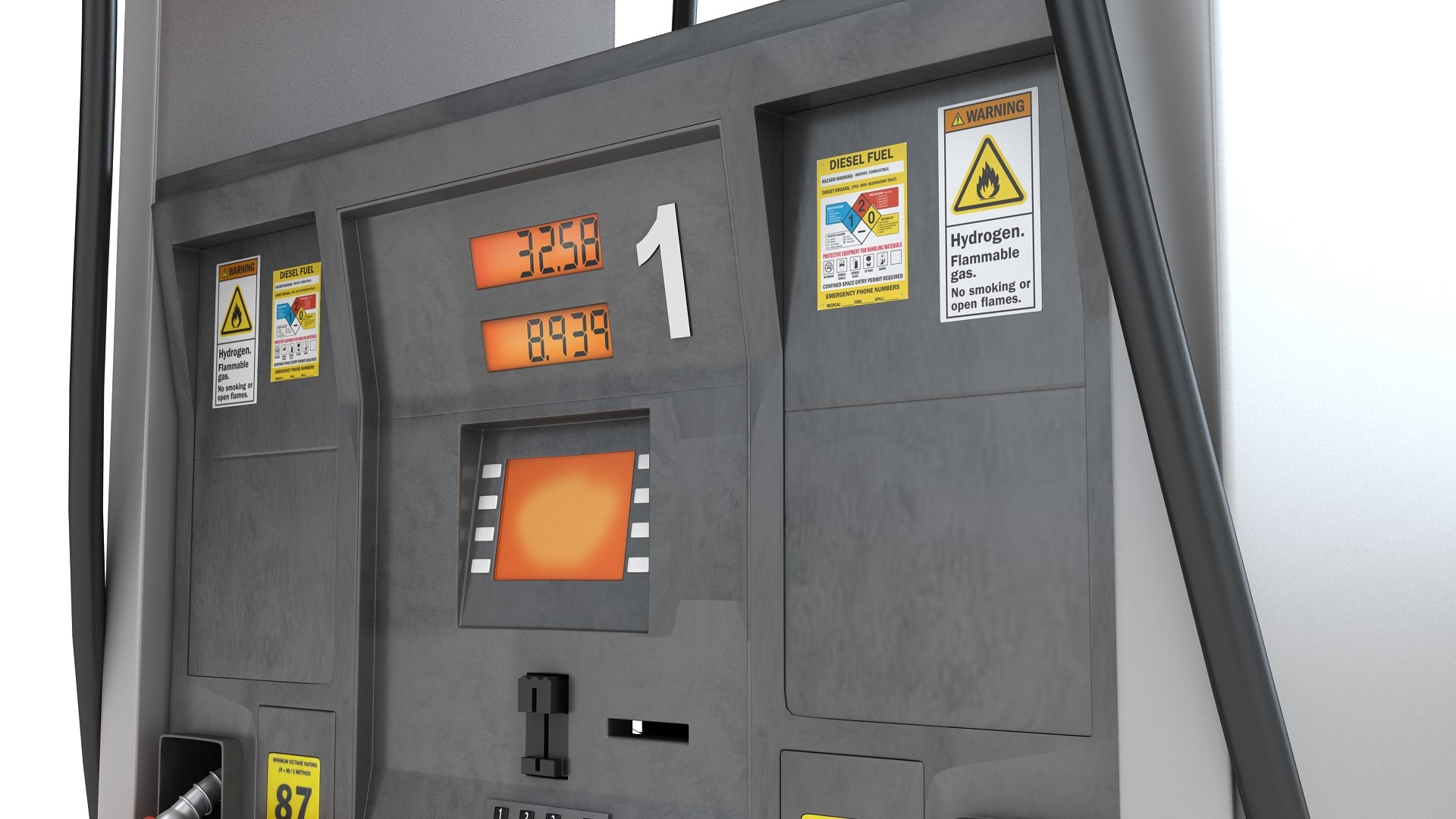 3D Gas Pump - TurboSquid 2061835