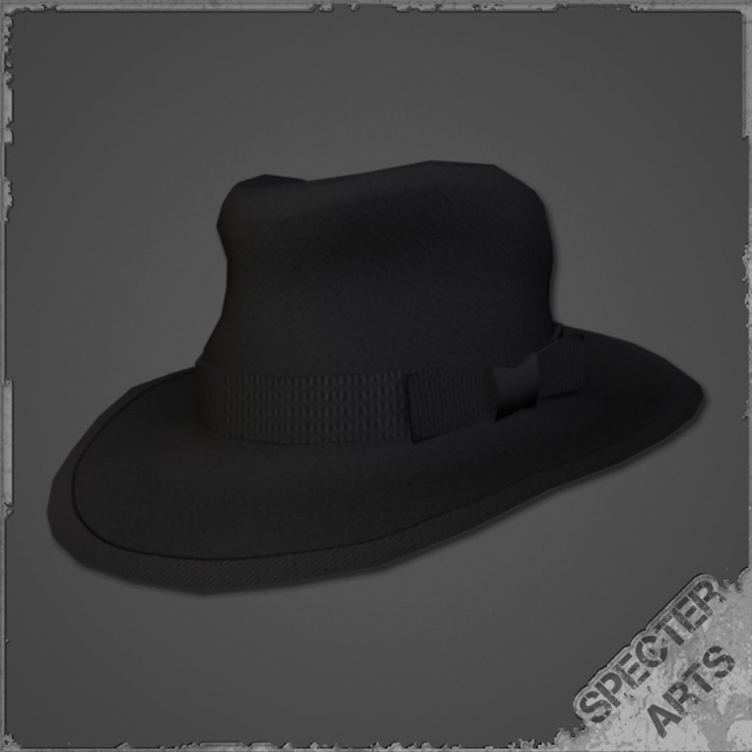 3d Model Set Fedoras