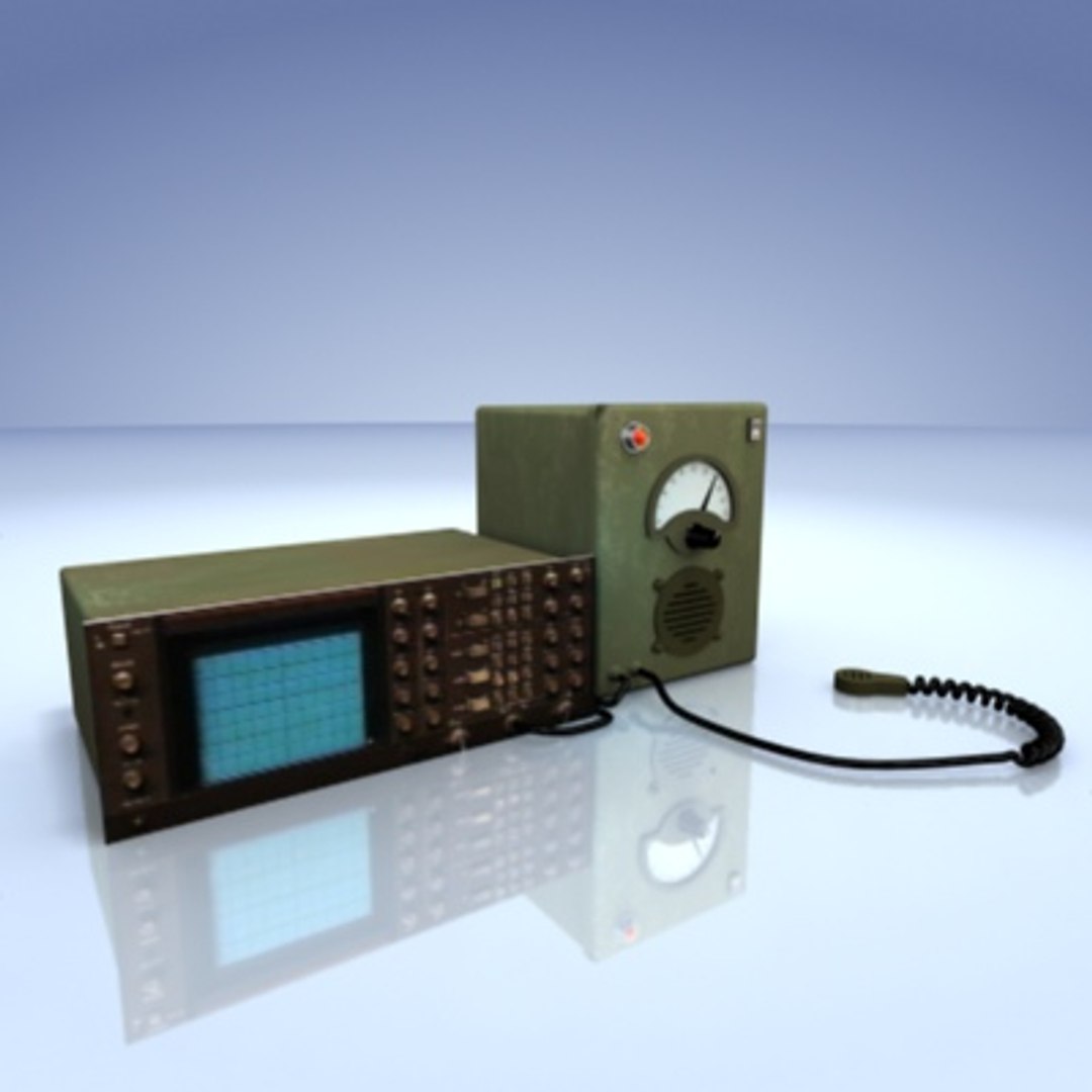 3d Military Communication Devices Model