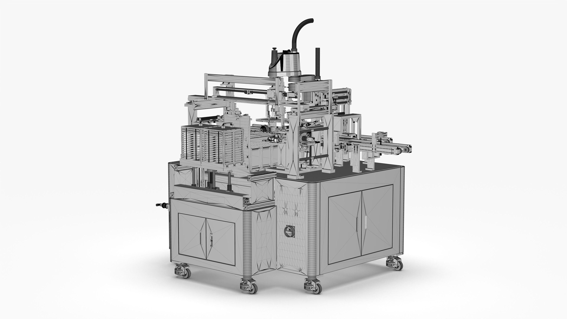 3D Model Automatic Battery Arranging Machine - TurboSquid 2061256