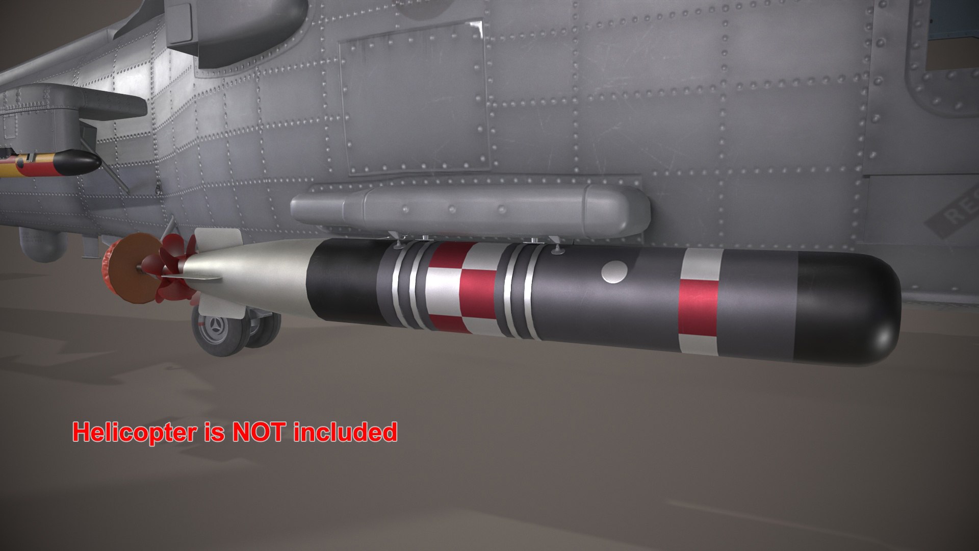 3D Torpedo MK-54 - TurboSquid 1995296