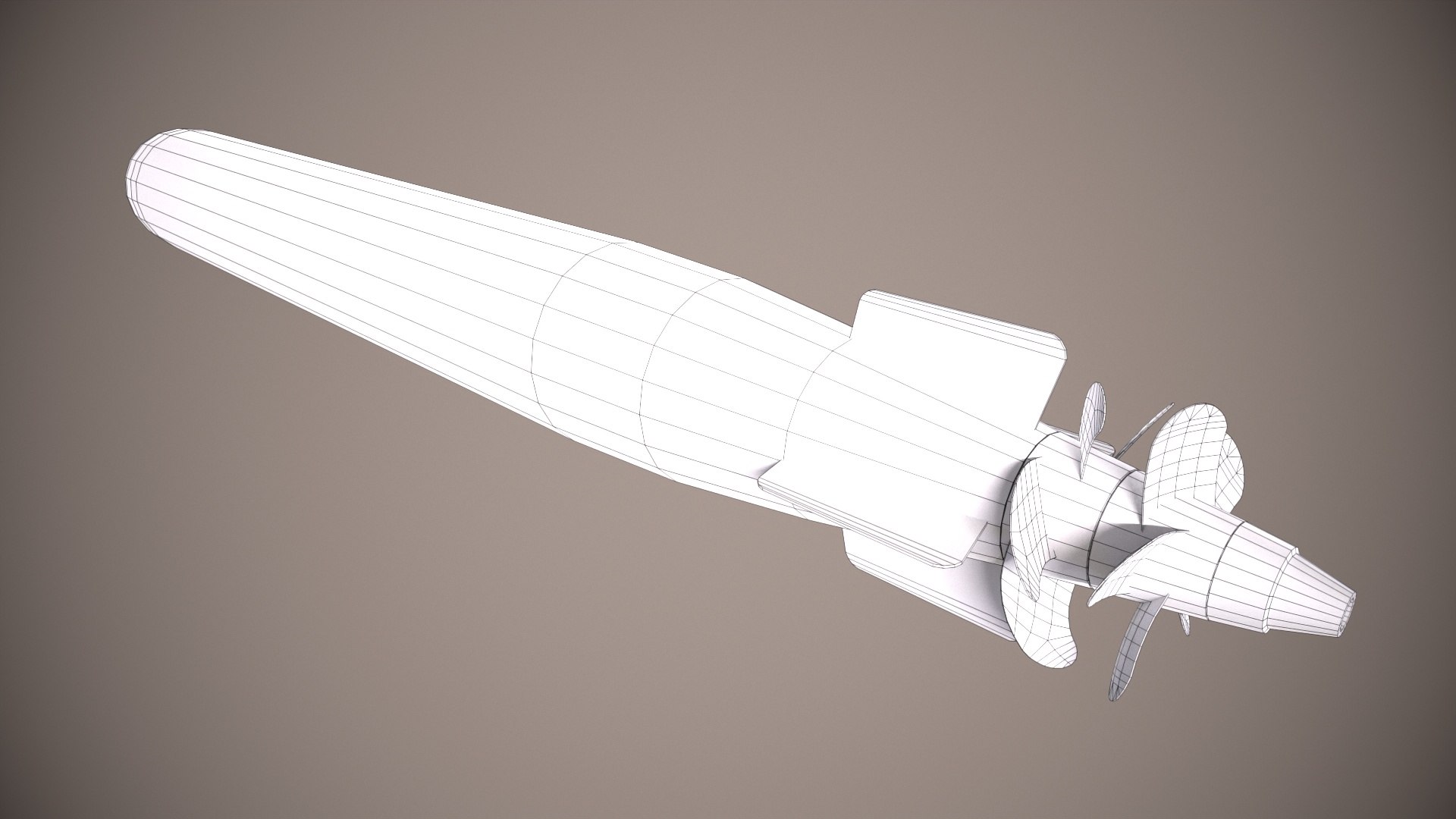 3D Torpedo MK-54 - TurboSquid 1995296