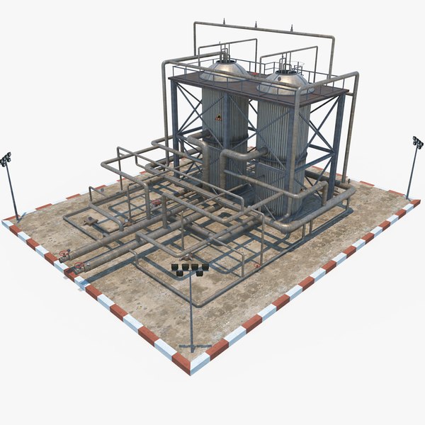Petroleum Refinery STL Models for Download | TurboSquid
