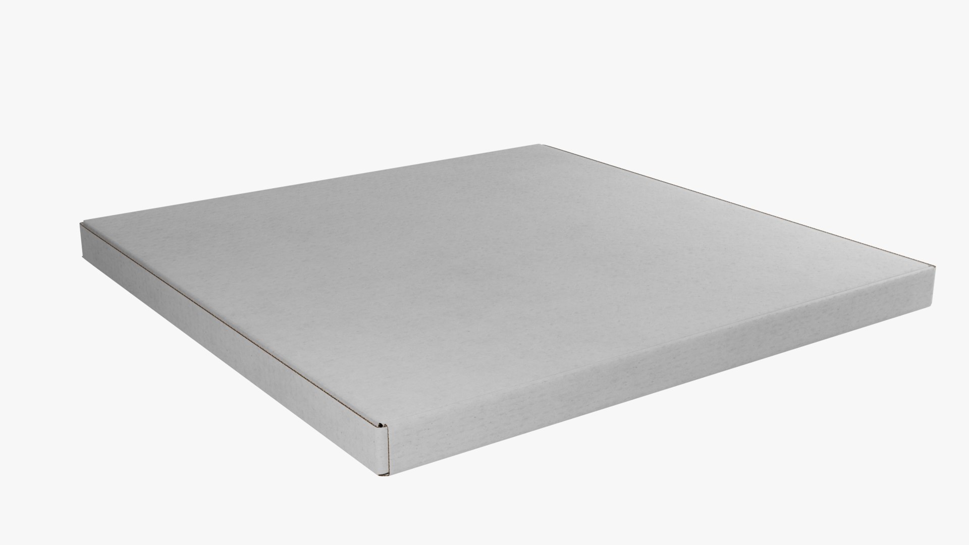 12-inch Pizza Boxes White Paper Mockup 3D Model - TurboSquid 2285490