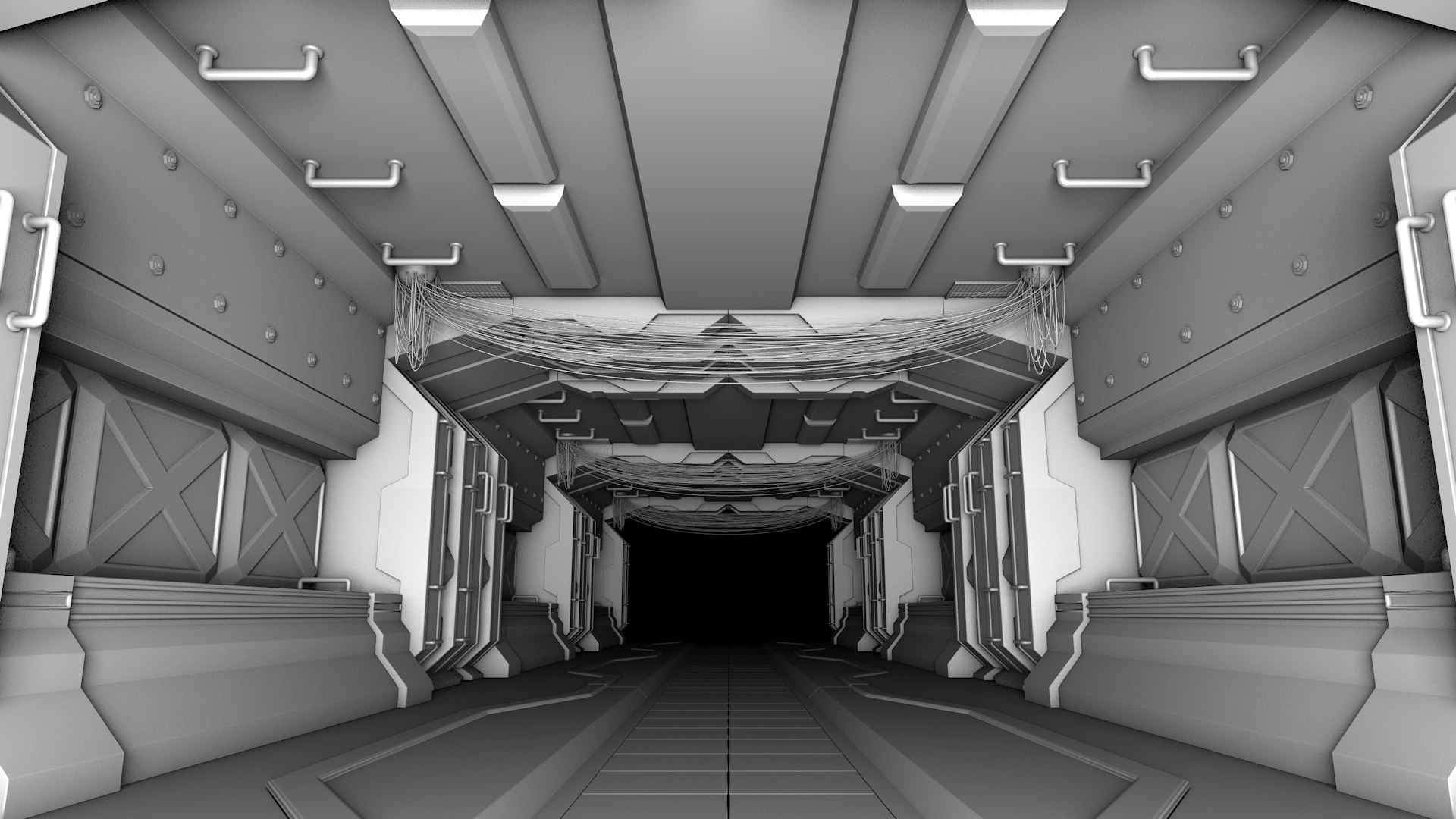 Visuals Modular Futuristic Science Fiction 3D Model - TurboSquid 1708195