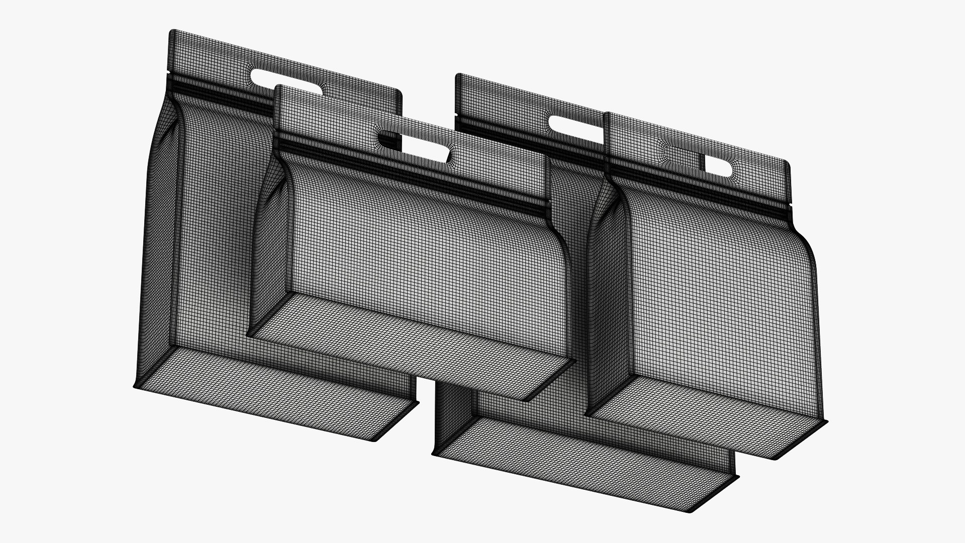 3D Paper Packaging Set 06 model - TurboSquid 1858566