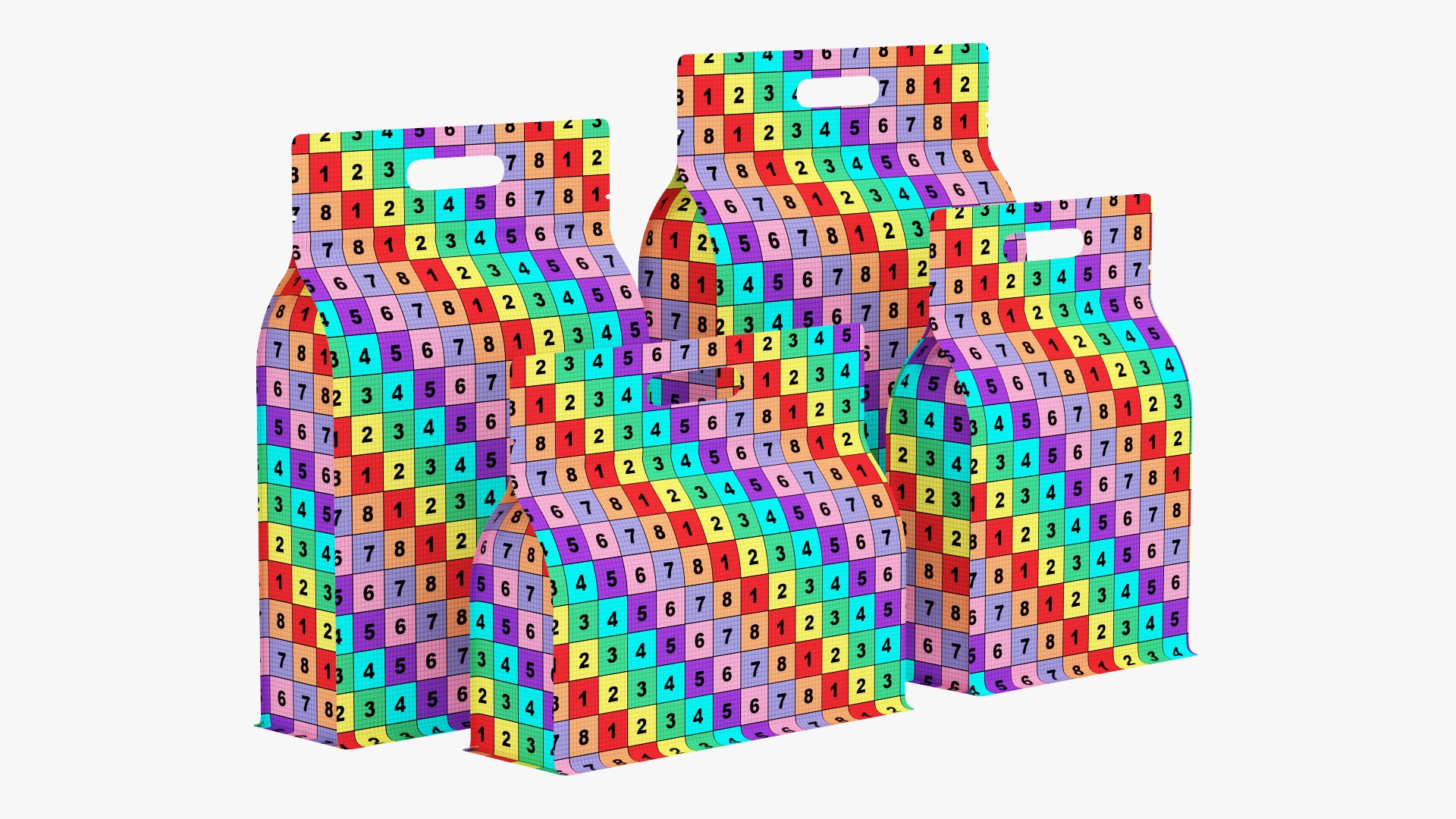 3D Paper Packaging Set 06 model - TurboSquid 1858566