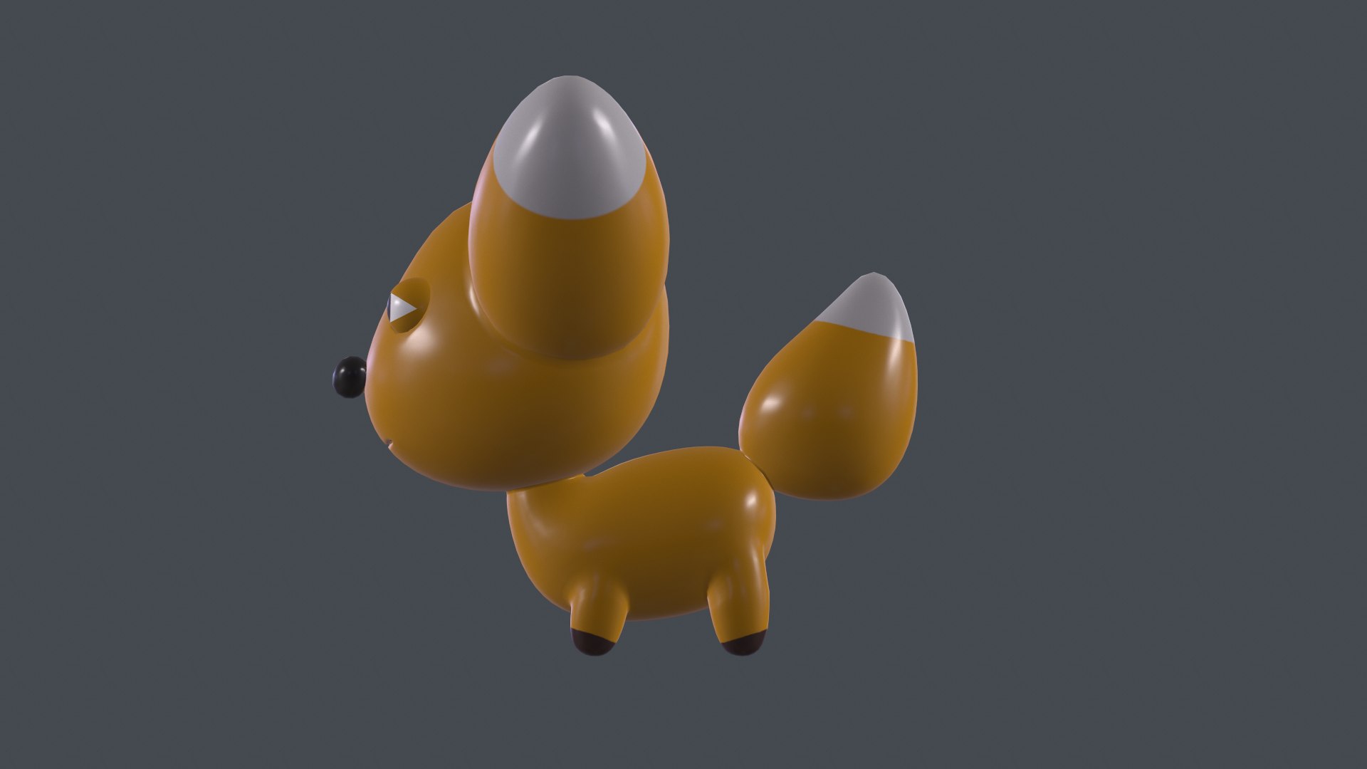 3D Fox Cartoon Model Model - TurboSquid 1874434