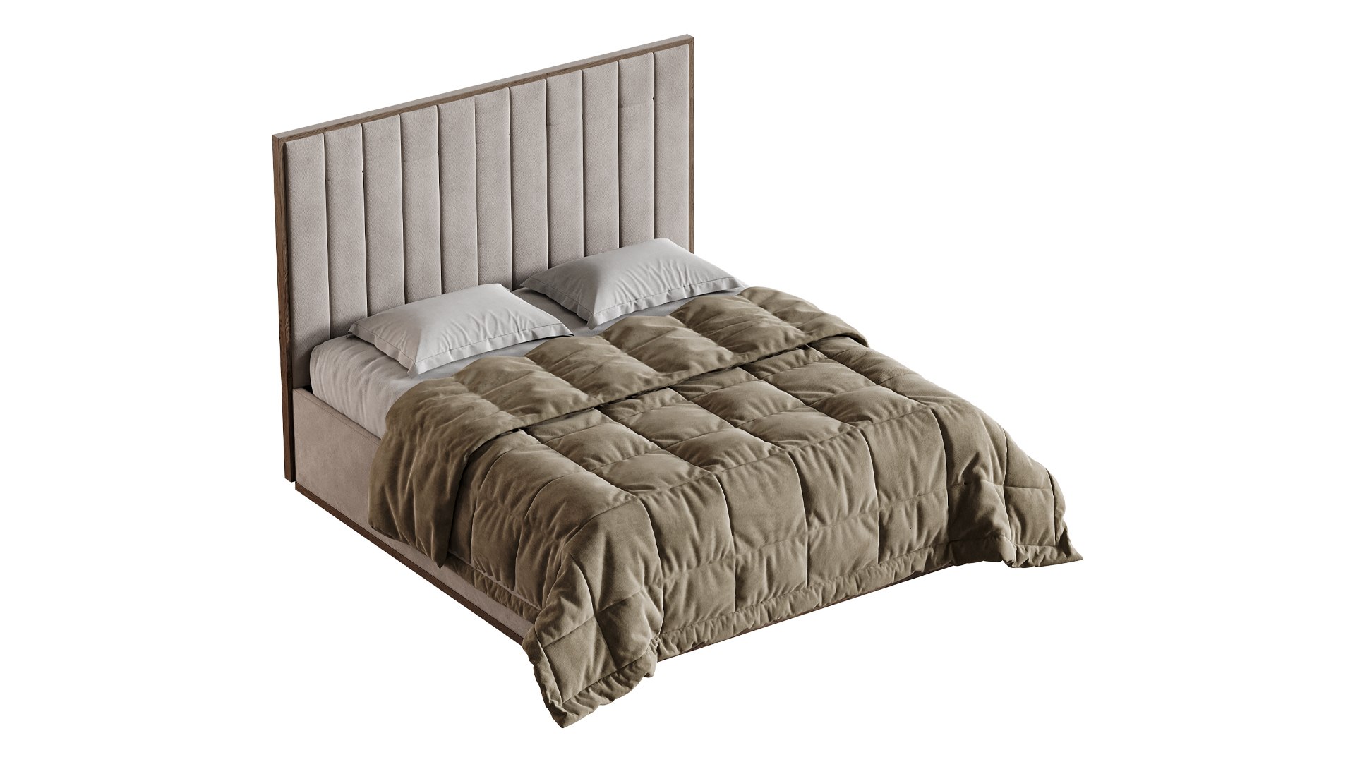 3D Nemu King Bed - TurboSquid 2422720