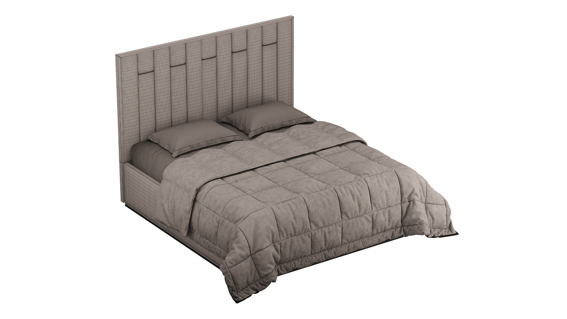 3D Nemu King Bed - TurboSquid 2422720