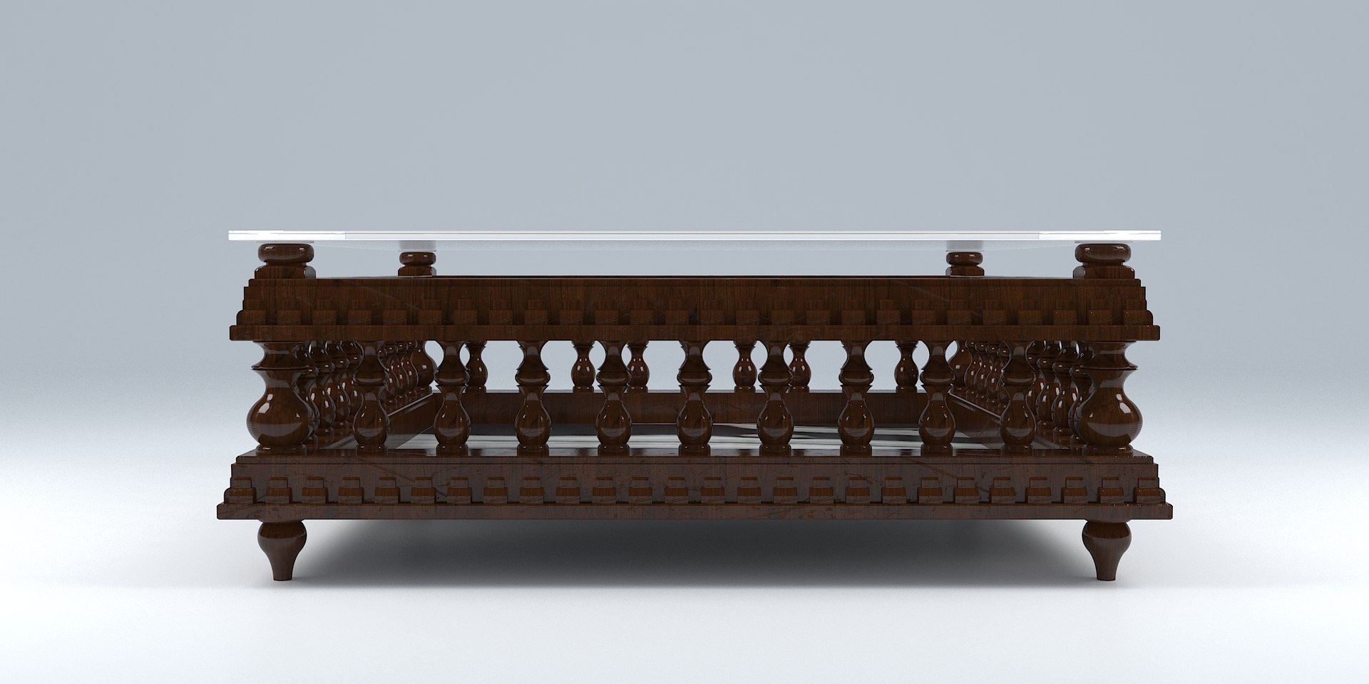 Antique Table 3D Model - TurboSquid 1542366