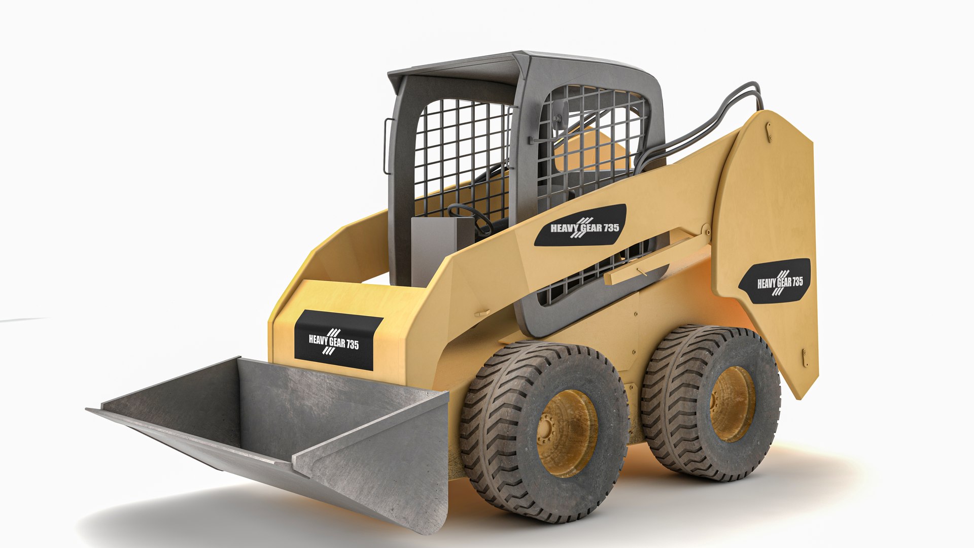 Mini carregadeira Modelo 3D - TurboSquid 2136255