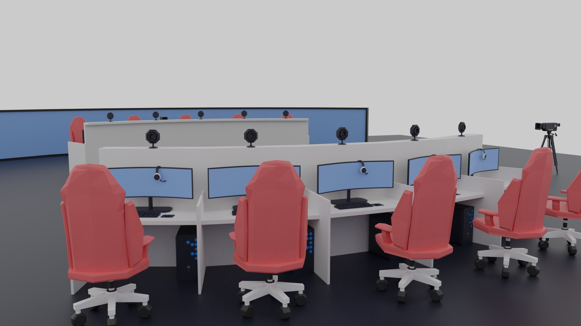 Cartoon Esport Arena Interior model - TurboSquid 2161431