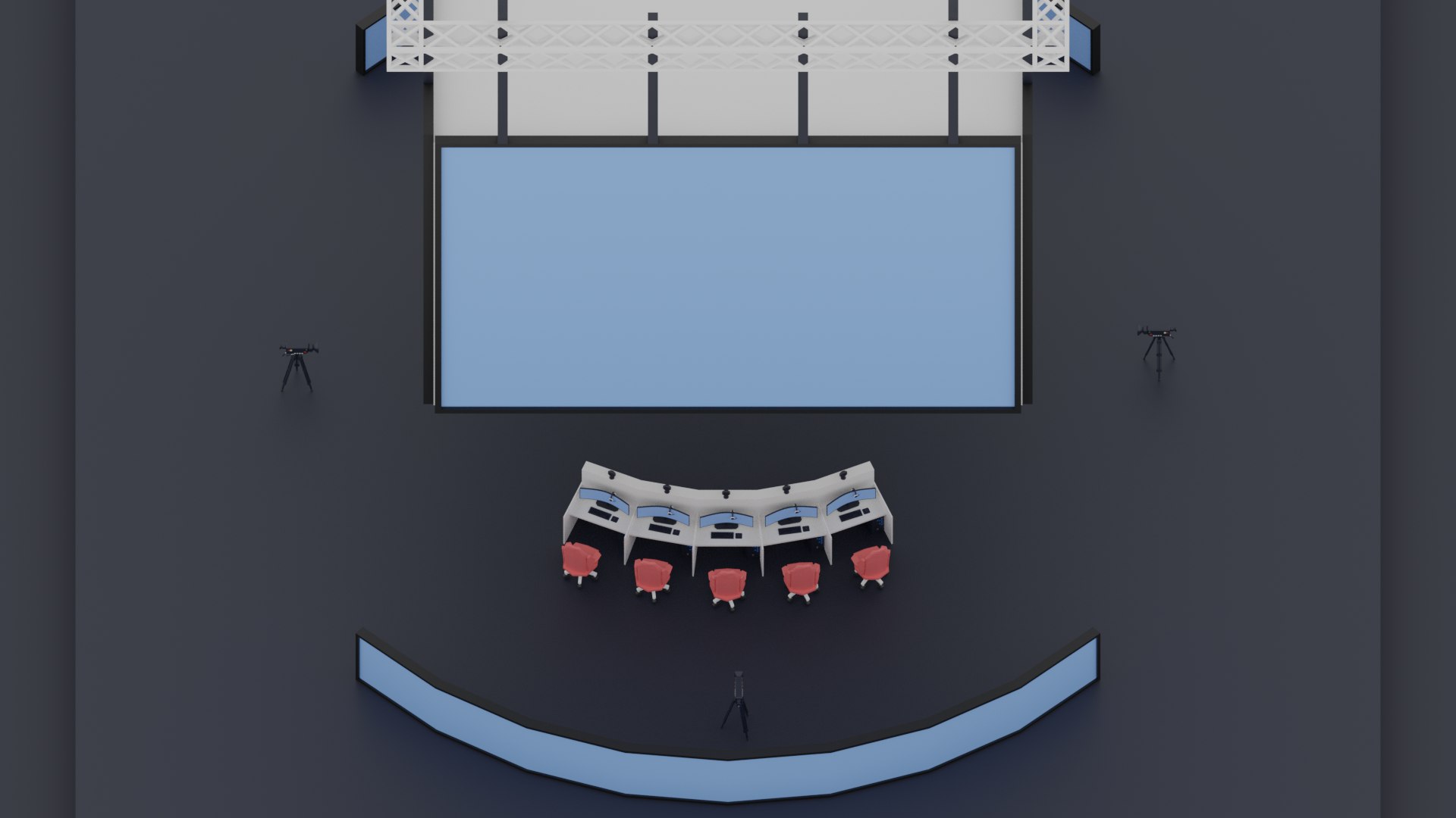 Cartoon Esport Arena Interior model - TurboSquid 2161431