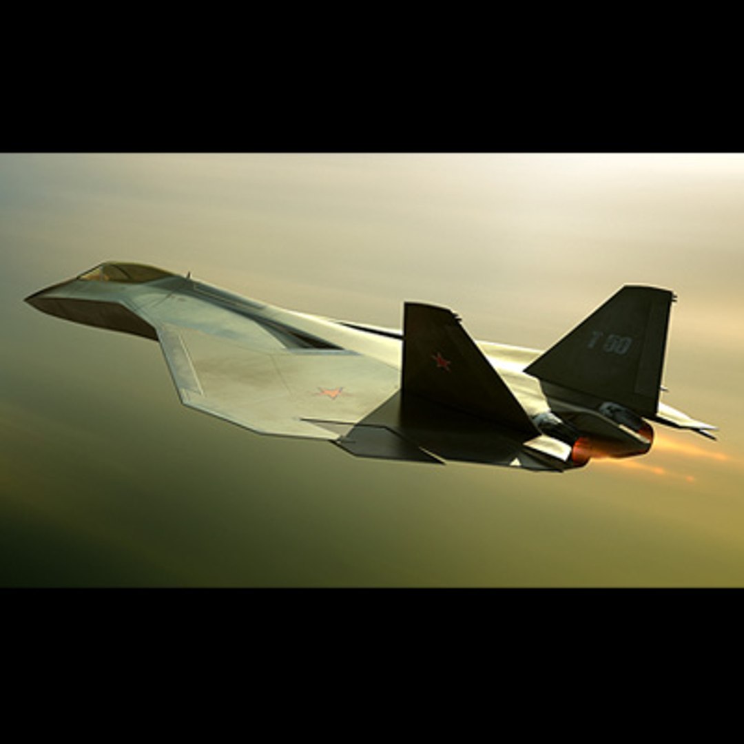 Concept Russian Fighter 3d Model