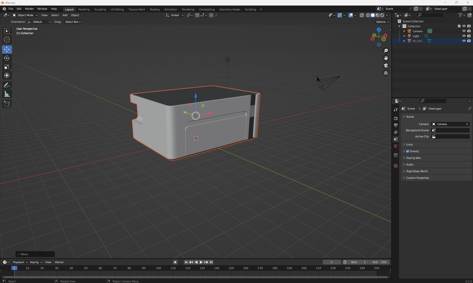 3D Epson EcoTank M1100 Monochrome InkTank Printer - TurboSquid 2095166