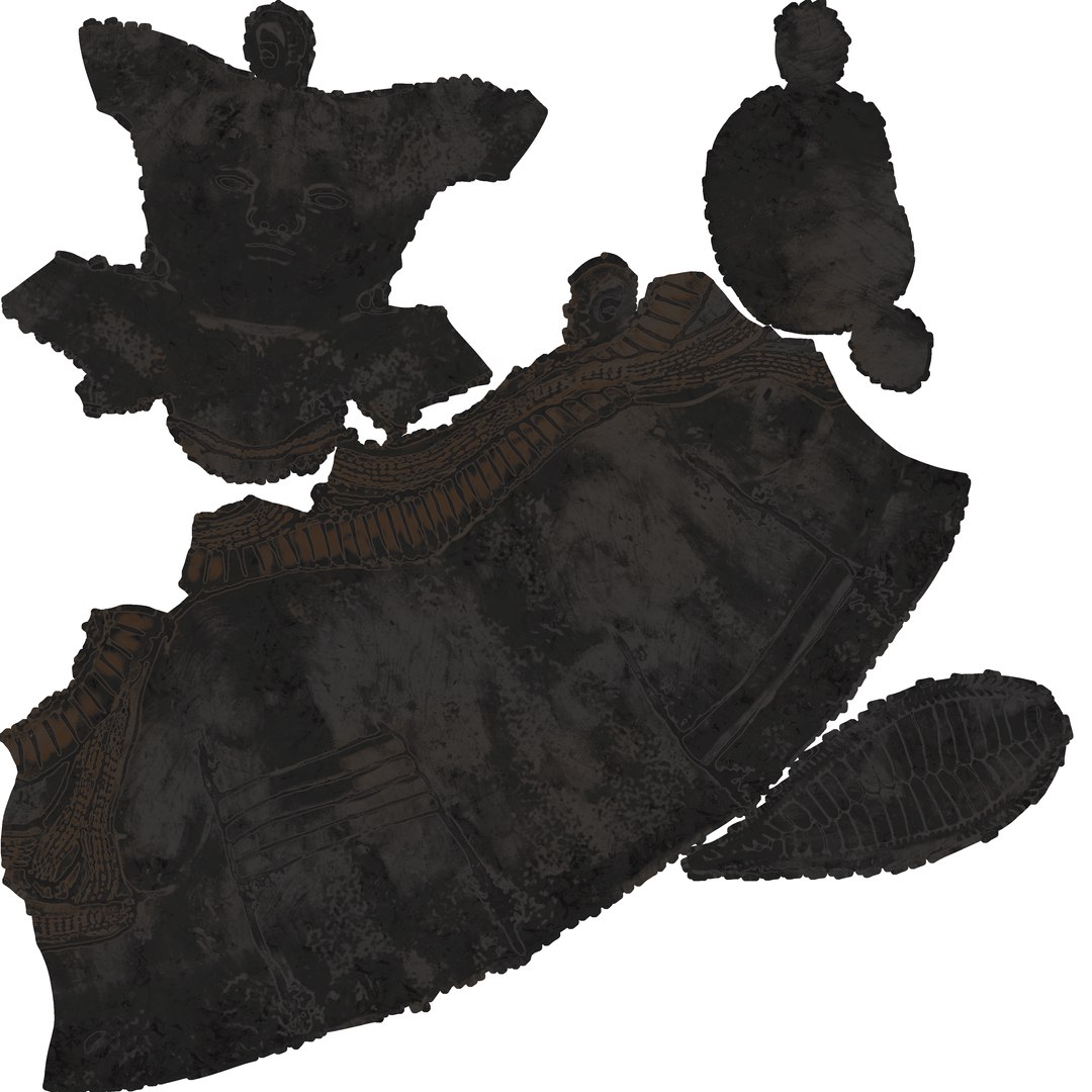 3D Anna Quinquaud Portrait Of African Women Sculpture Model ...