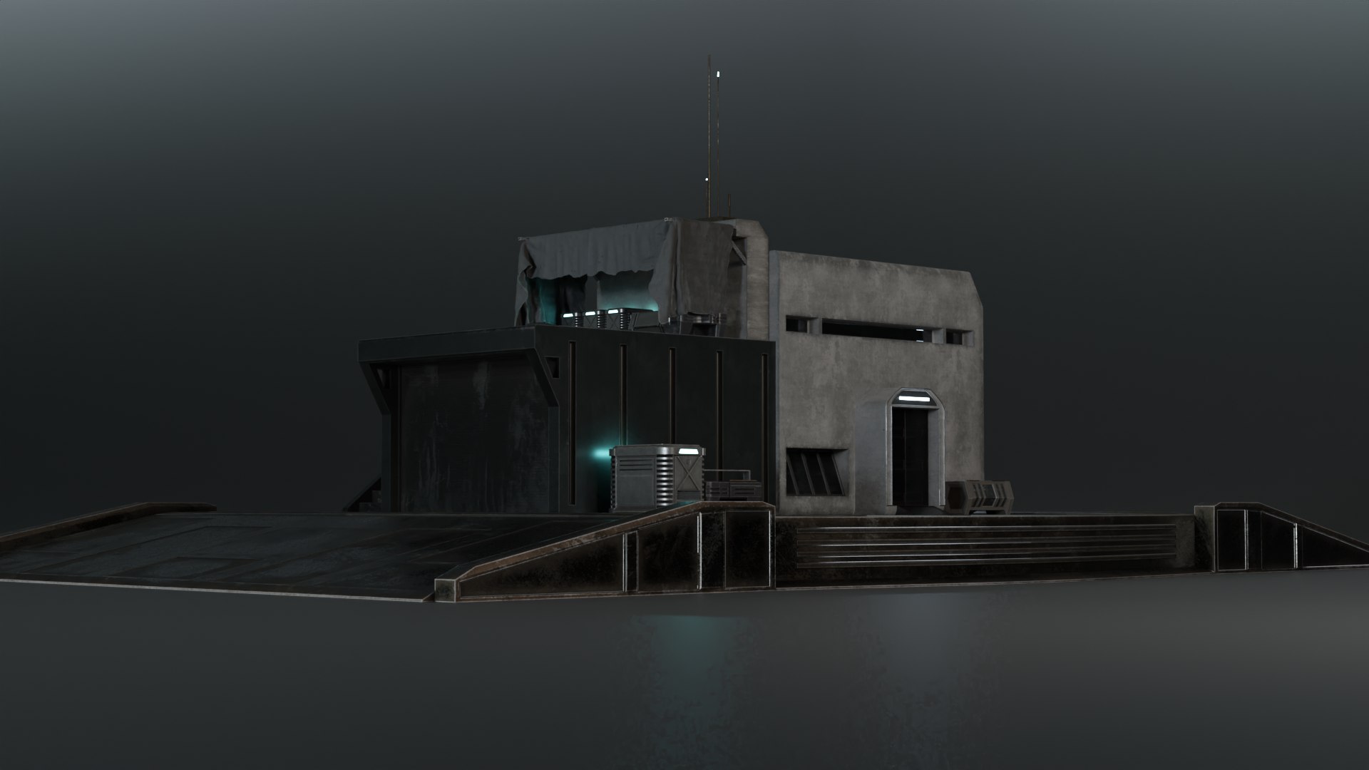 3D Space Futuristic Base Whole Pacakage - TurboSquid 2369080