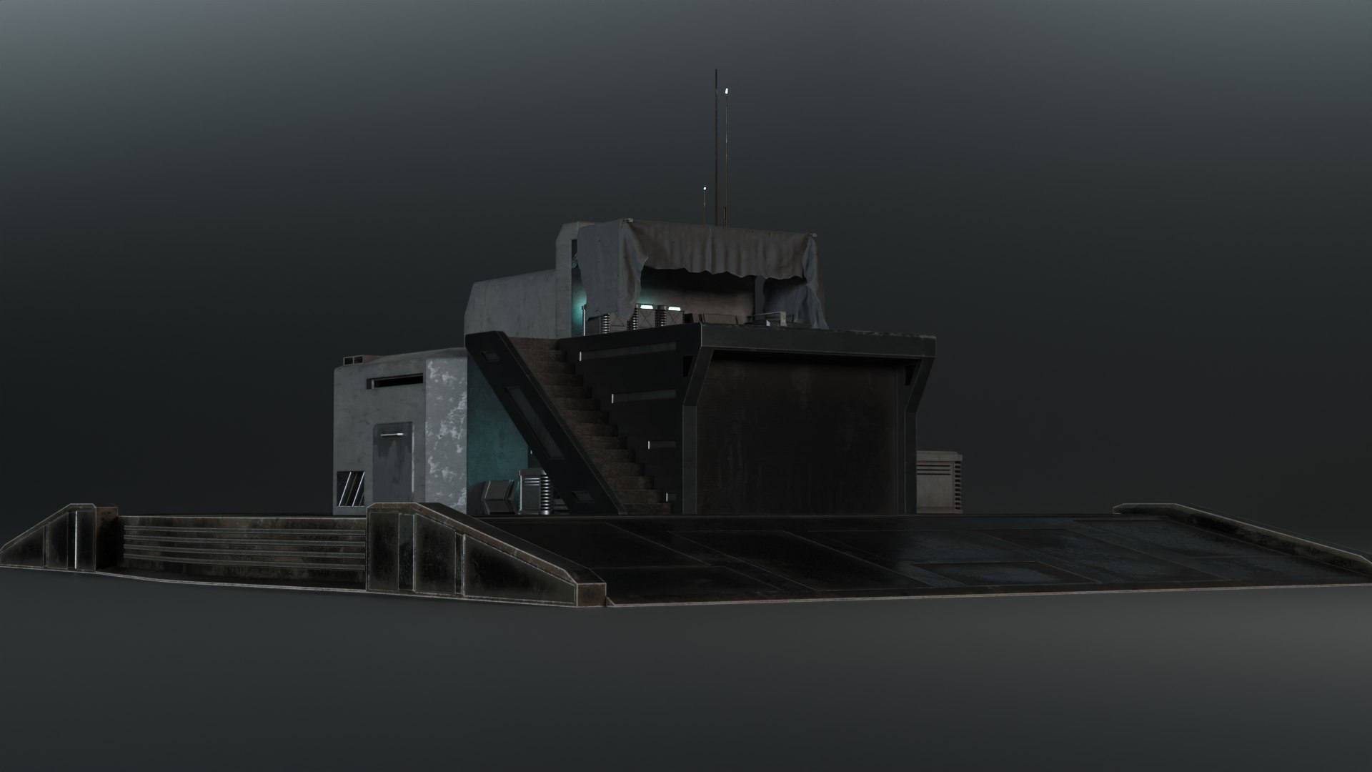 3D Space Futuristic Base Whole Pacakage - TurboSquid 2369080