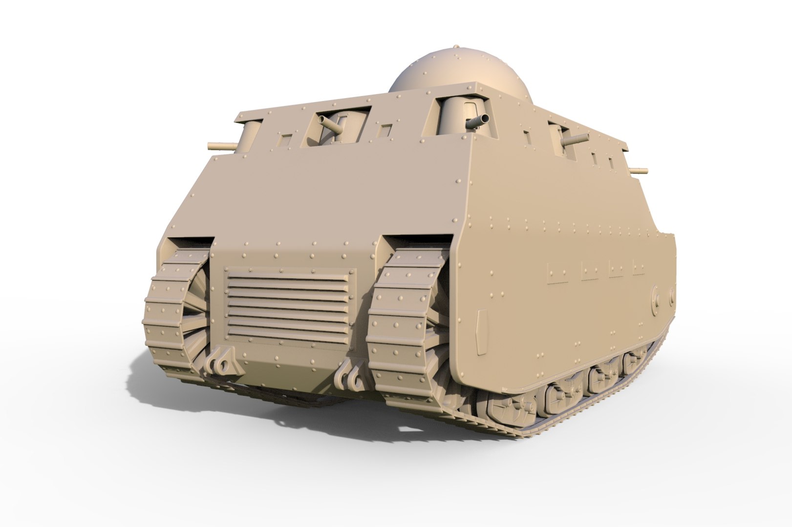 Fiat 2000 Model - TurboSquid 1453694