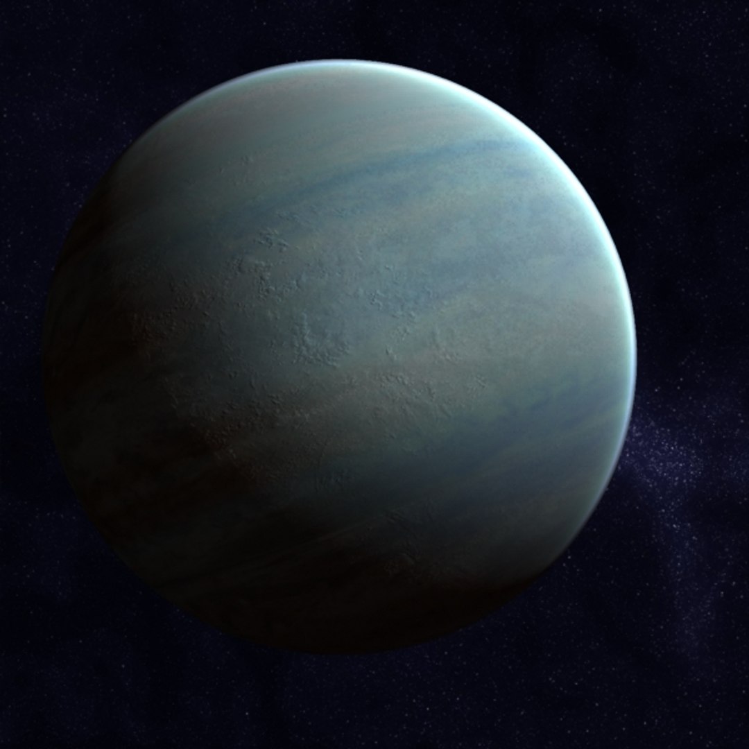 3dsmax Blue Gas Giant