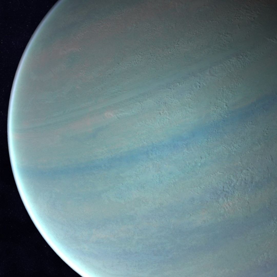 3dsmax Blue Gas Giant
