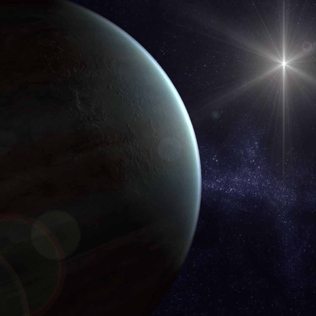 3dsmax Blue Gas Giant