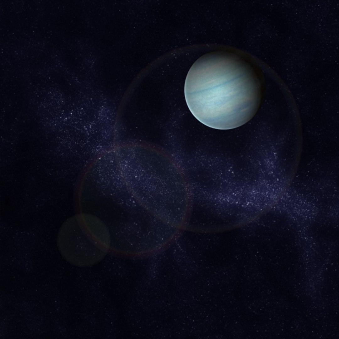 3dsmax Blue Gas Giant