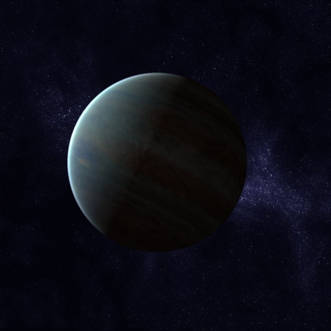 3dsmax Blue Gas Giant