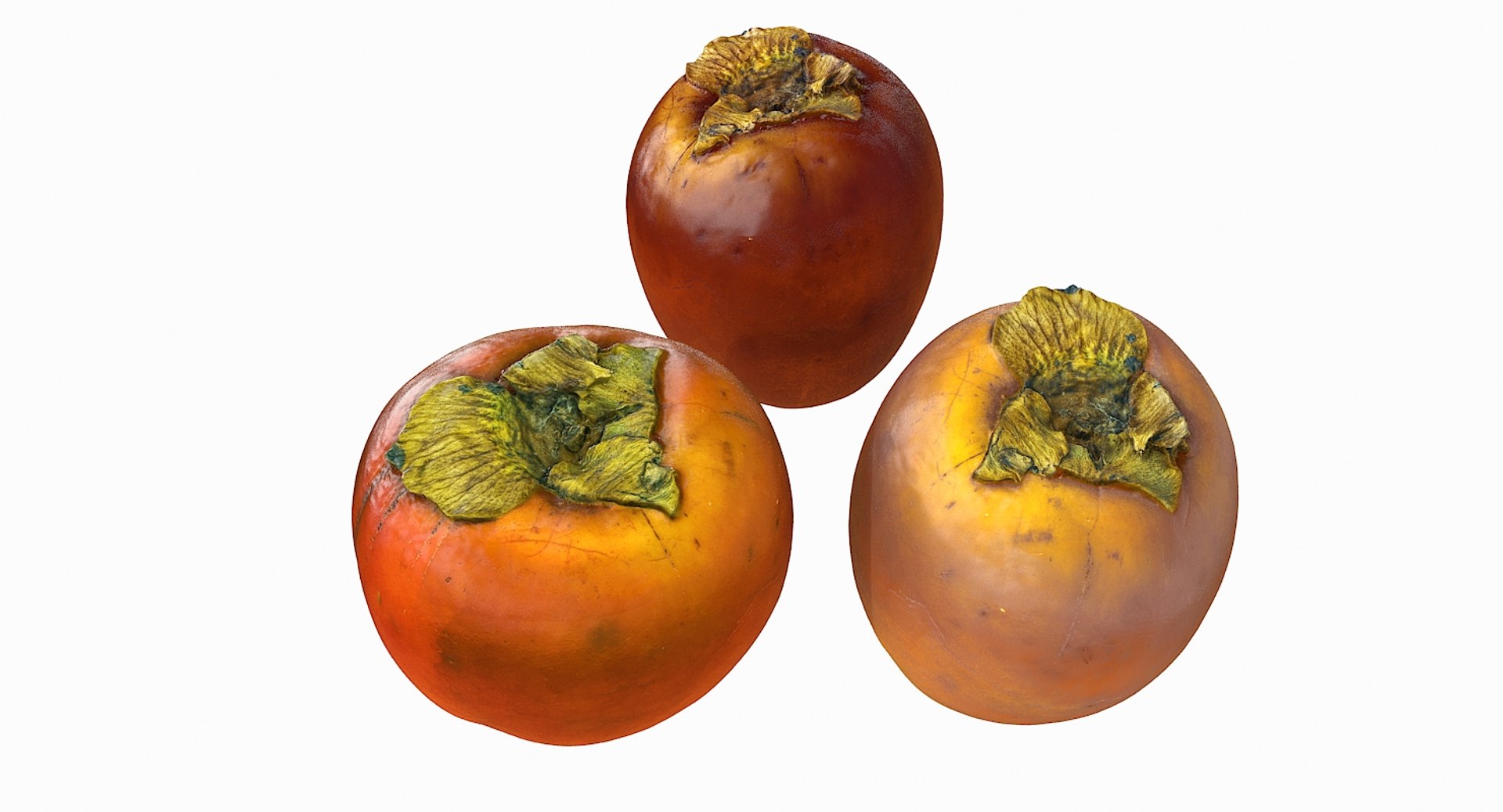 3D Persimmon Realistic - TurboSquid 1397470