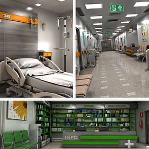 operating room 3d model