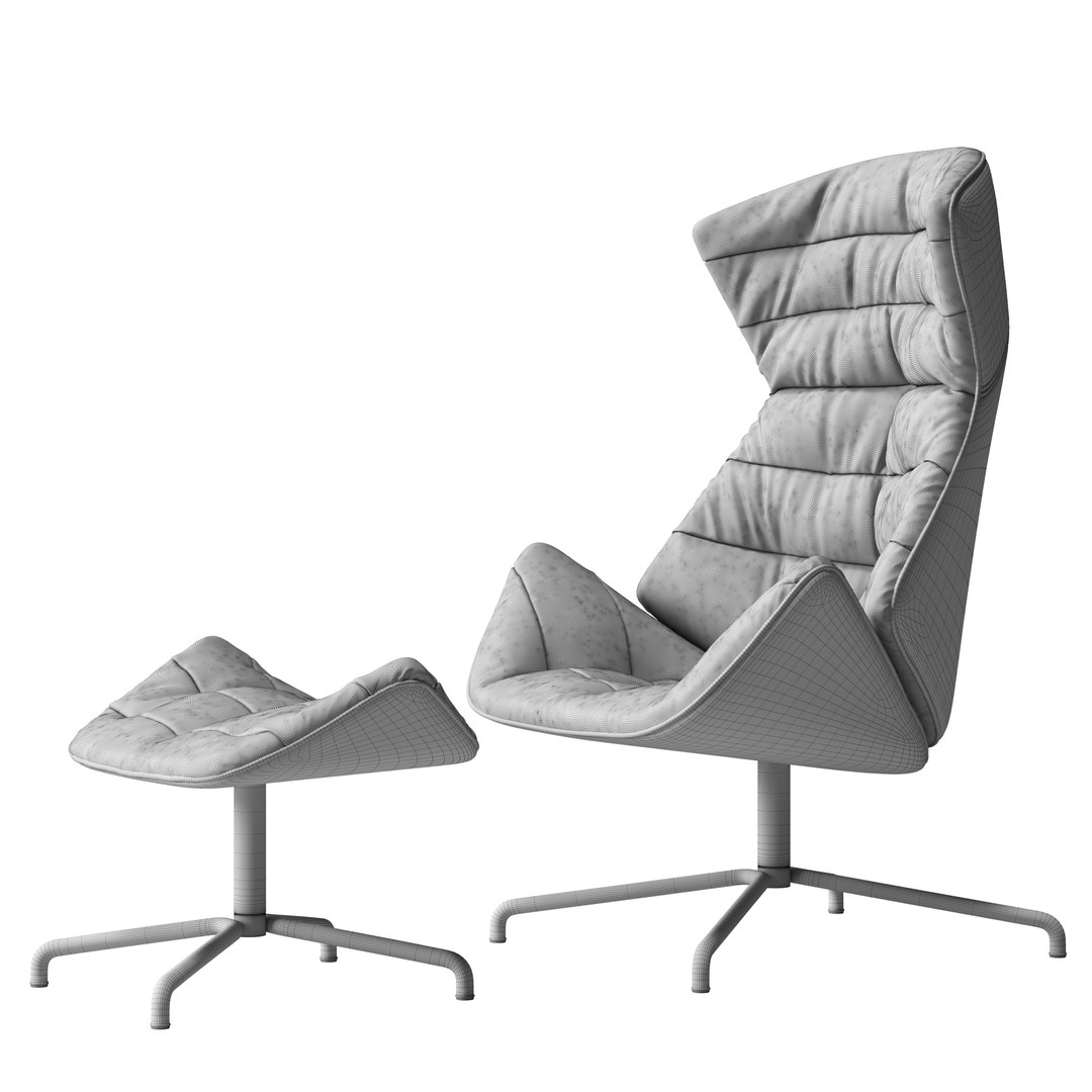 Armchair 808 By THONET 3D Model - TurboSquid 2174843