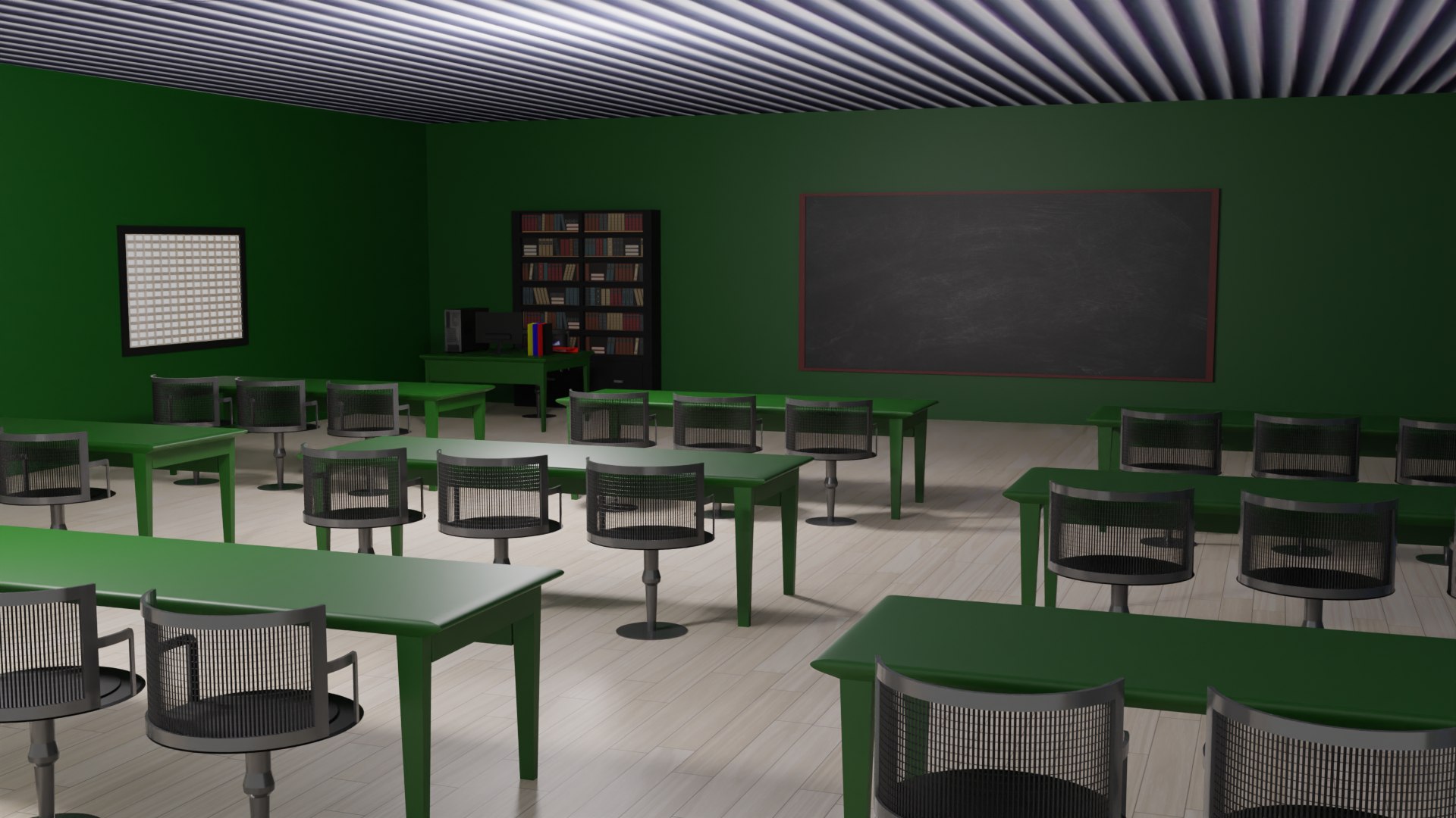 3D Classroom Interior - TurboSquid 2056036