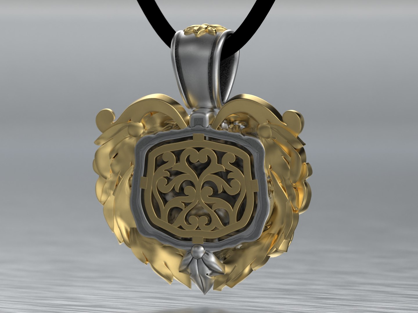 3D Jewelry Necklace Tiger Pendant with Patterns 0323 Stl 3dm Fbx ...