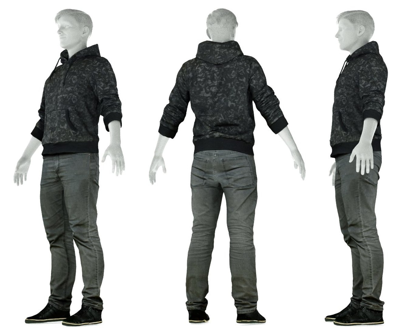 3D Model Male Clothing Outfit - TurboSquid 1329827