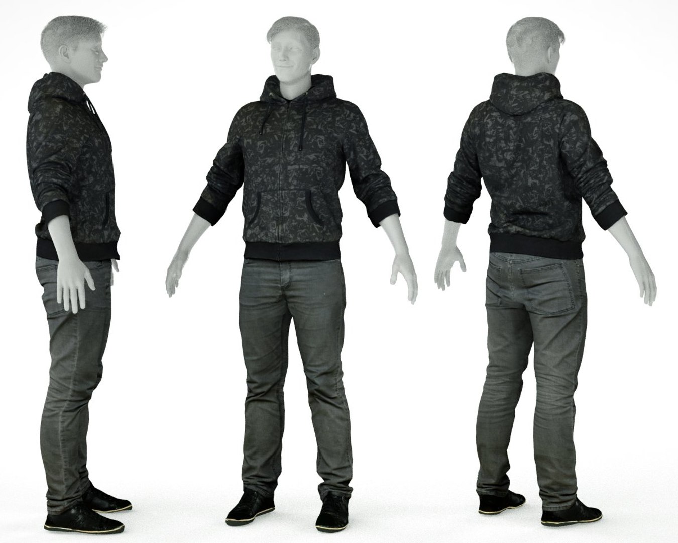 3D Model Male Clothing Outfit - TurboSquid 1329827