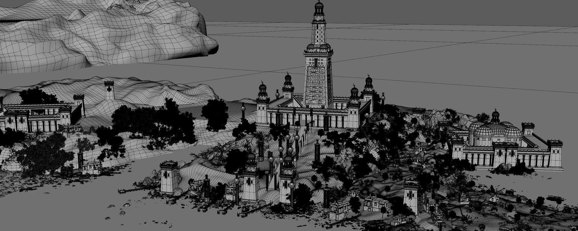 Alexandria Environment Model - TurboSquid 2189014
