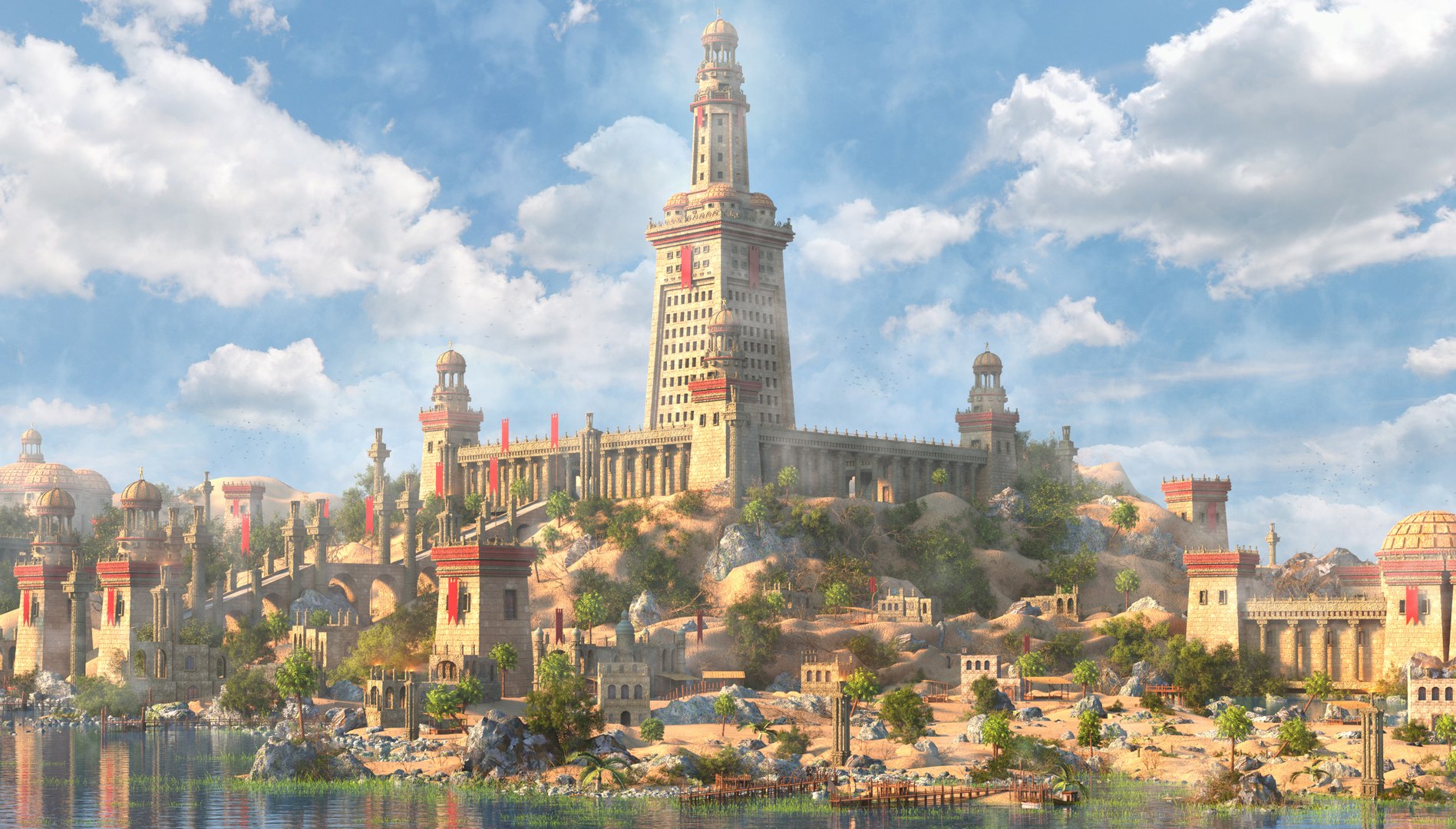 Alexandria Environment Model - TurboSquid 2189014