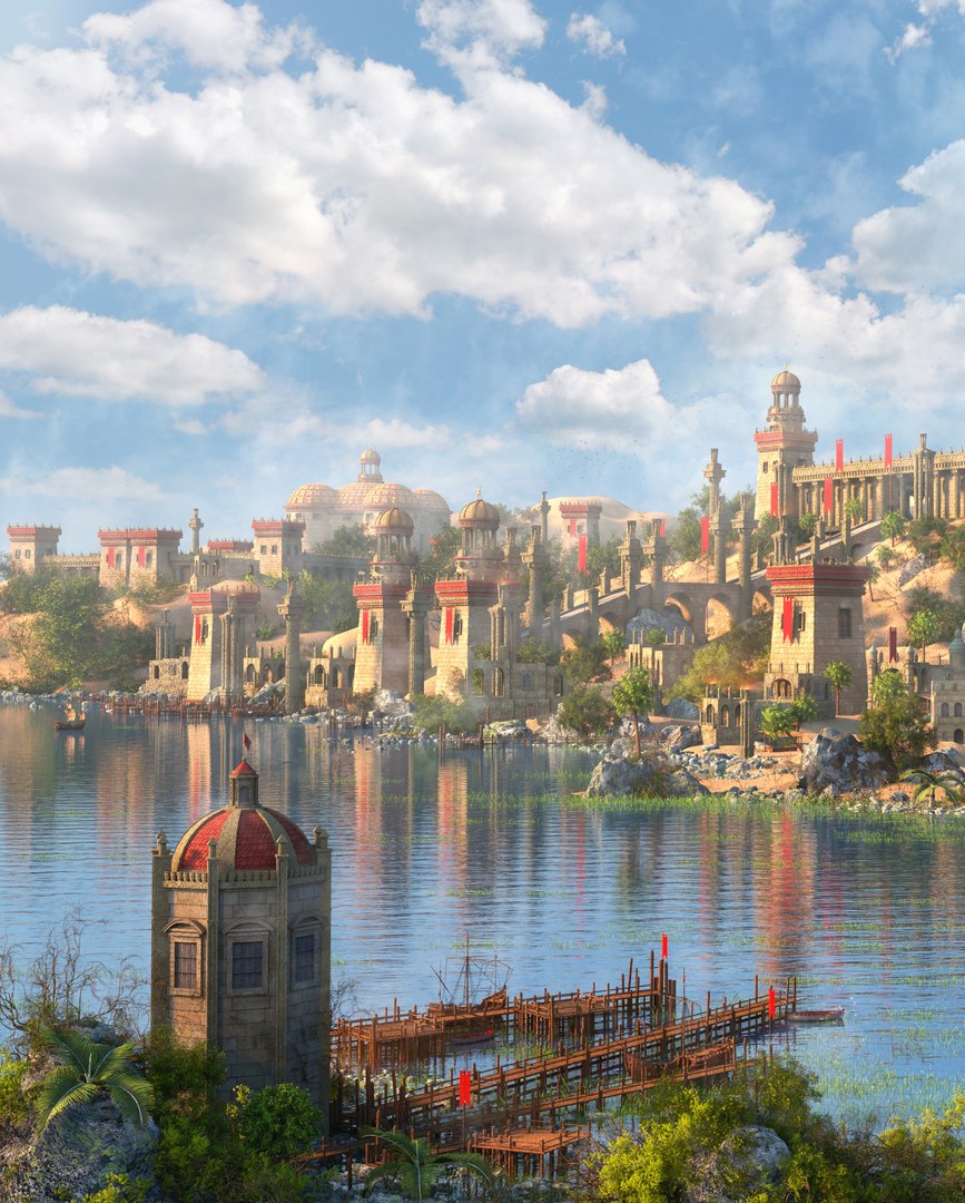 Alexandria Environment Model - TurboSquid 2189014