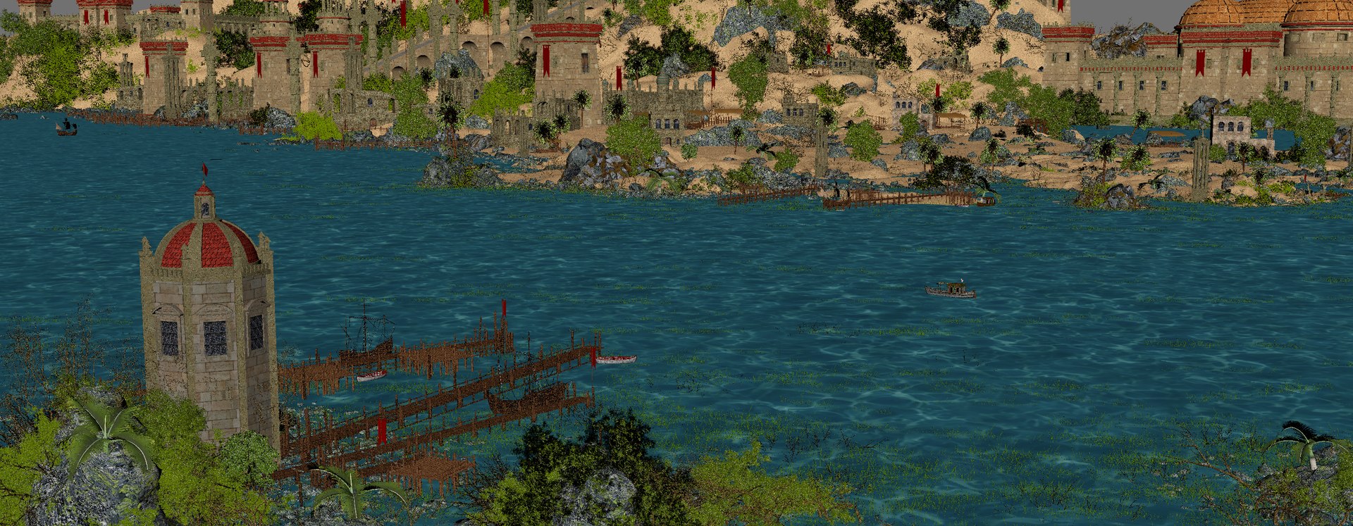 Alexandria Environment Model - TurboSquid 2189014