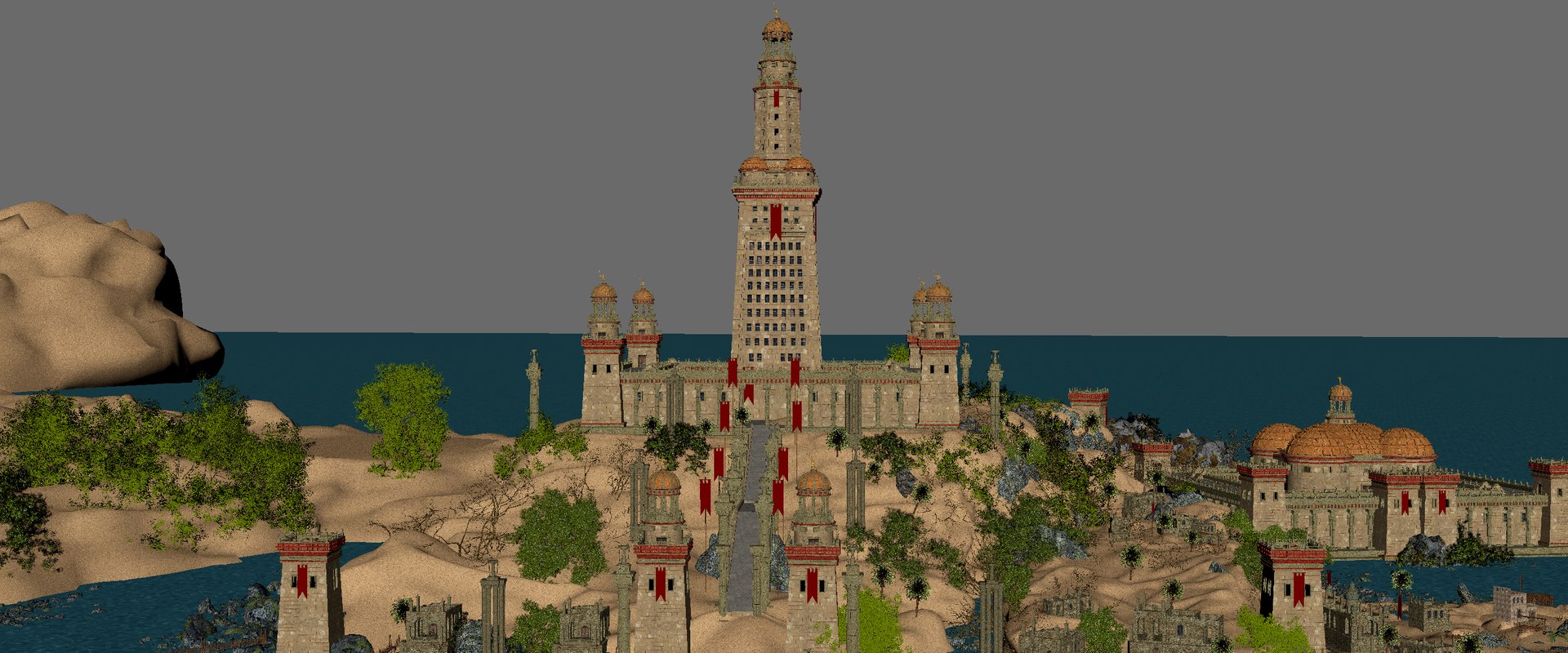 Alexandria Environment Model - TurboSquid 2189014