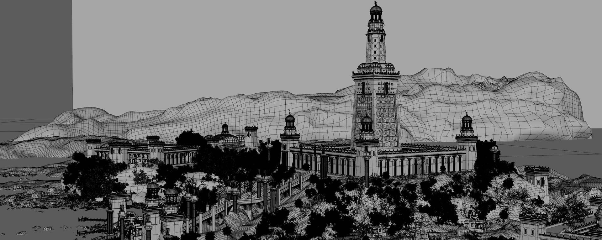 Alexandria Environment Model - TurboSquid 2189014