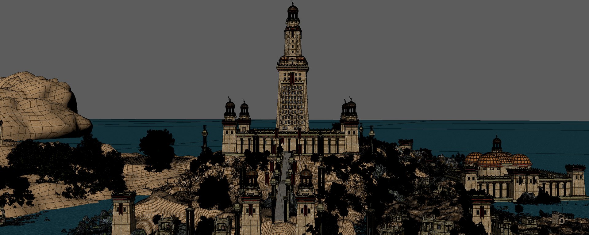 Alexandria Environment Model - TurboSquid 2189014