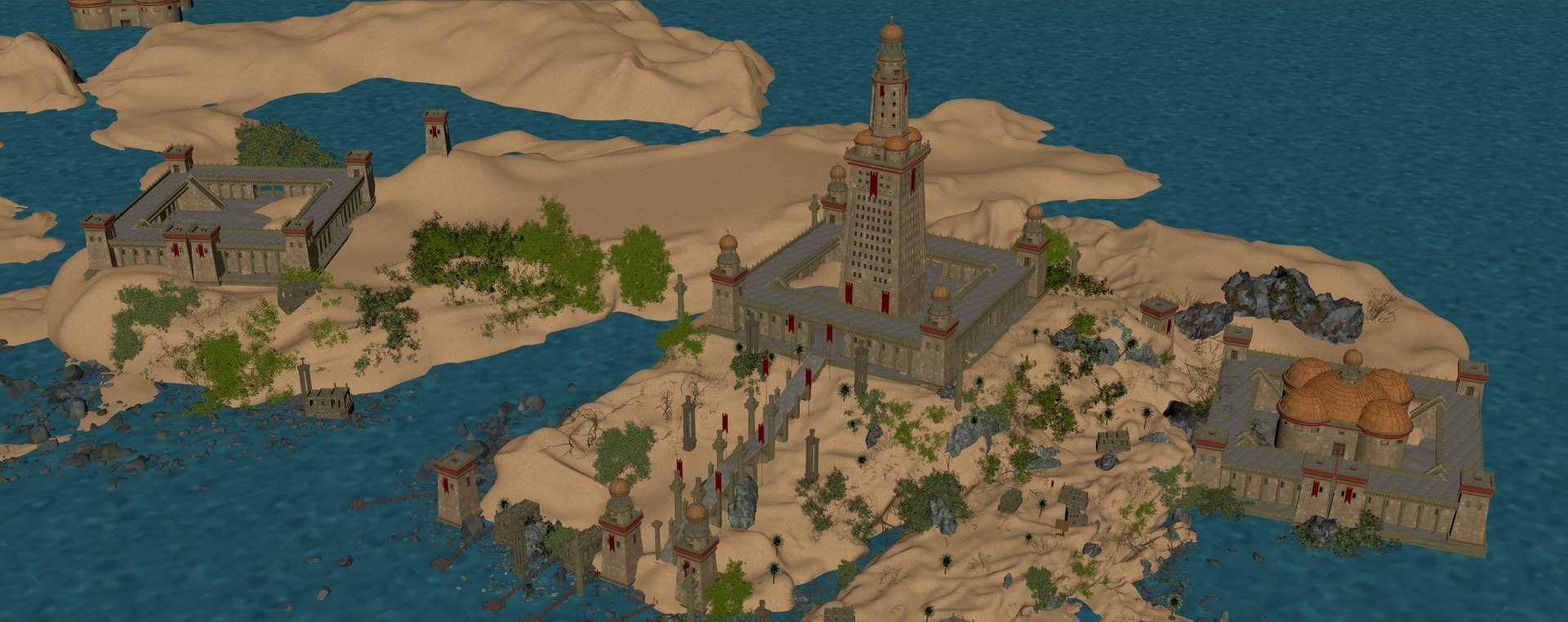 Alexandria Environment Model - TurboSquid 2189014