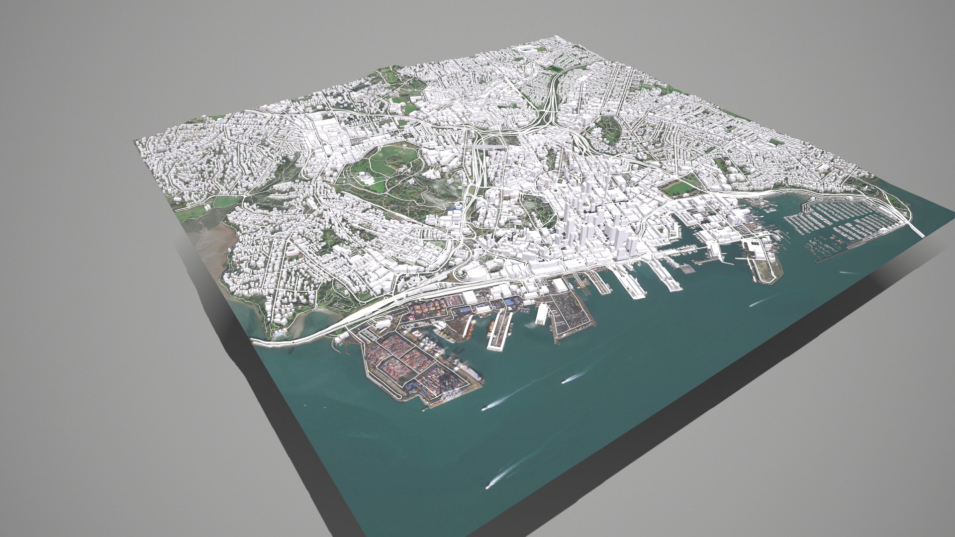 Cityscape Auckland Central New Zealand 3D model - TurboSquid 1831373