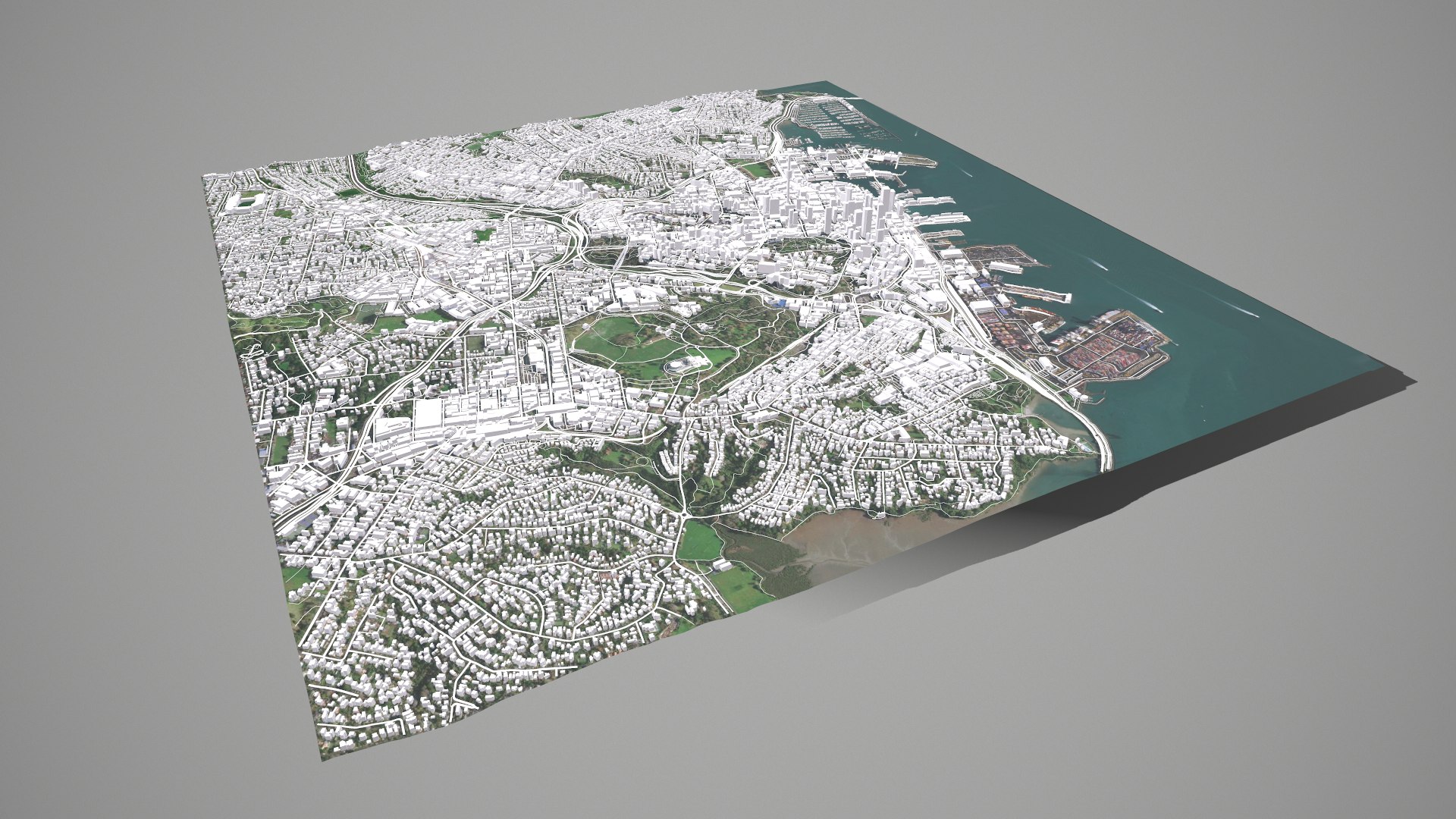 Cityscape Auckland Central New Zealand 3D model - TurboSquid 1831373